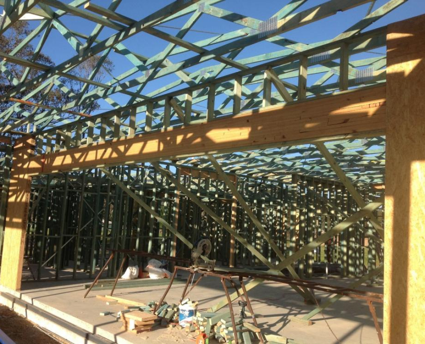 Glulam Timber Beams - The Truss Joint