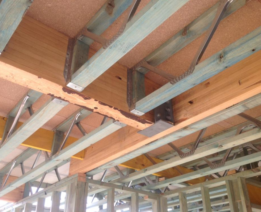 Glulam Timber Beams - The Truss Joint